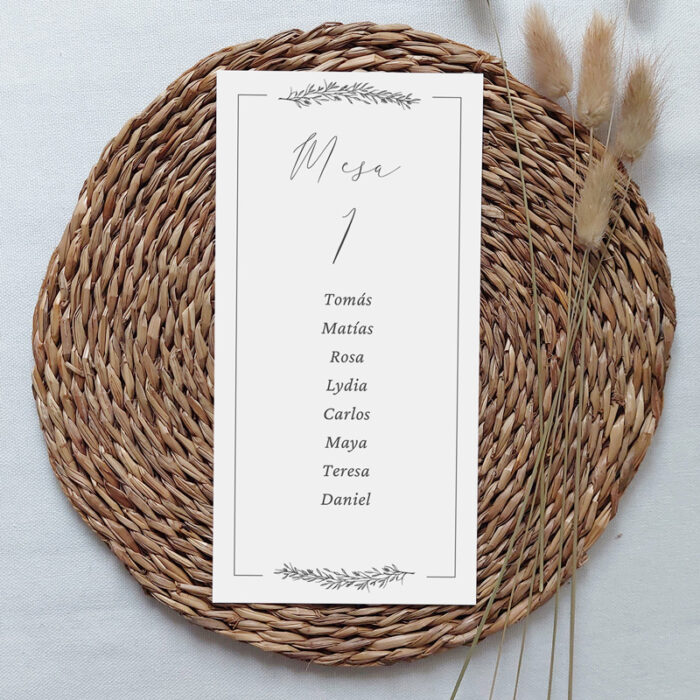 Seating plan Rama - Lady Coconut Design